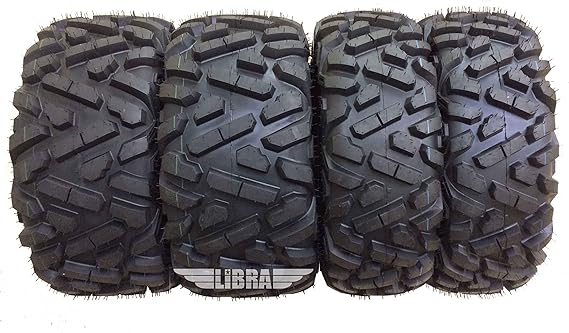 Amazon.com: Set 4 ATV UTV Tires 26x9-12 & 26x11-12 for 14-17 Polaris ...