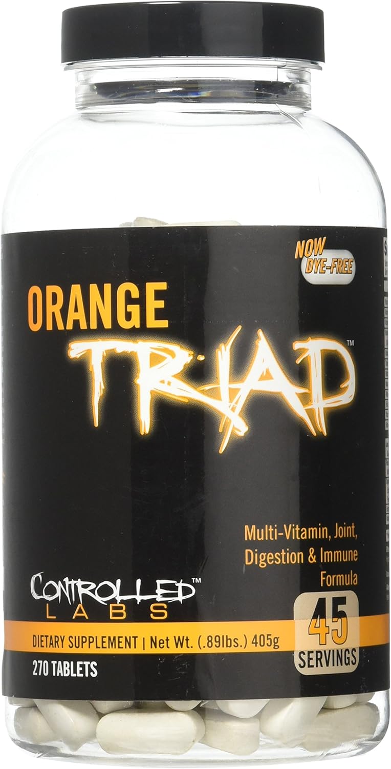 Amazon.com: Controlled Labs: Orange TRIad Multivitamins, 270 tabs ...