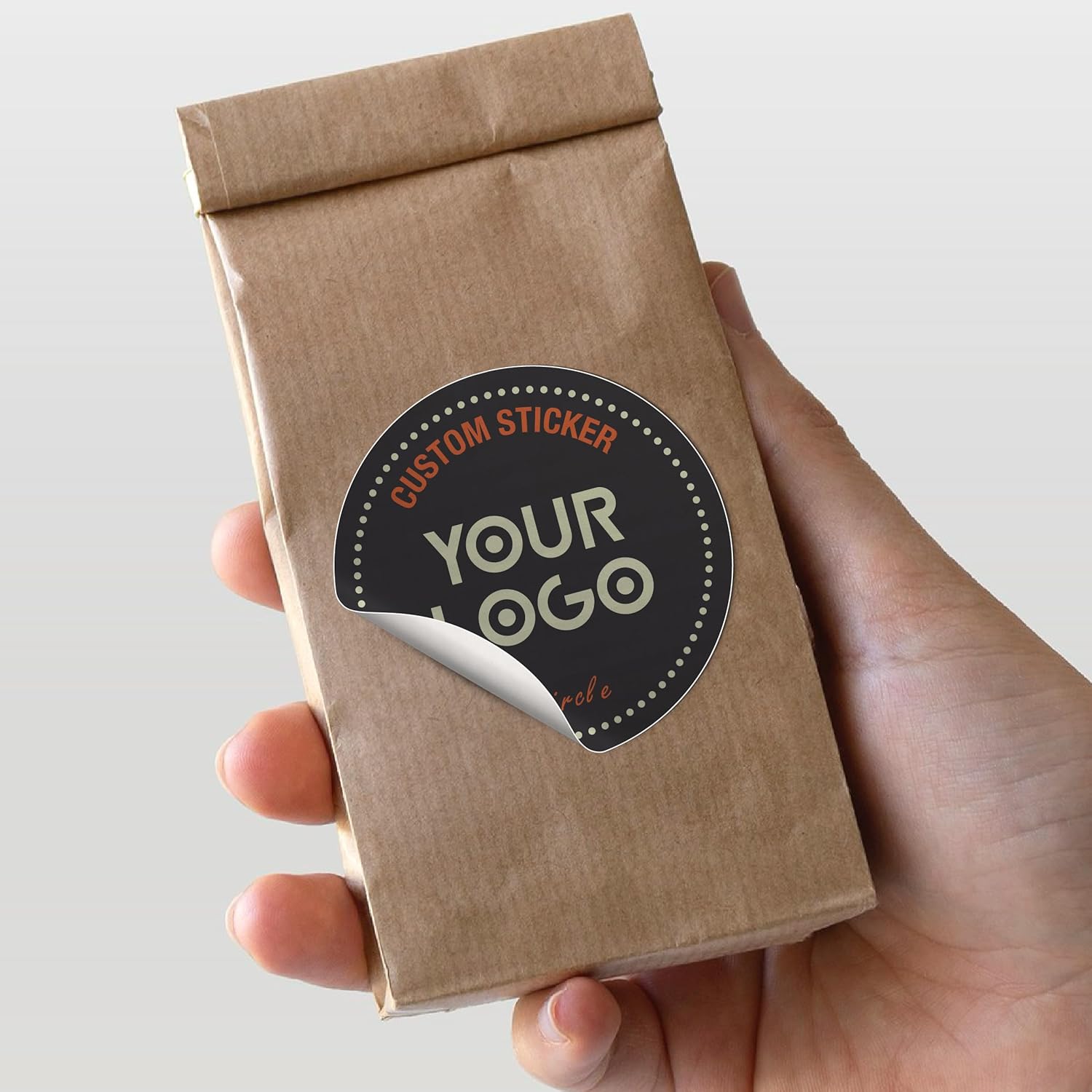 Amazon.com: Logo Stickers for Business - Custom Logo Sticker - Custom ...