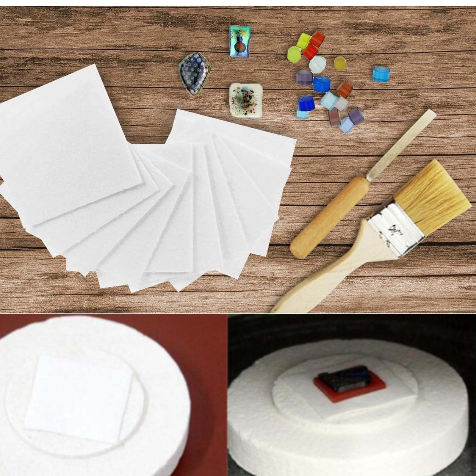 Snapklik.com : 10 Pcs Ceramic Fiber Paper 1/4 X 11 X 12 Inch High Temp ...