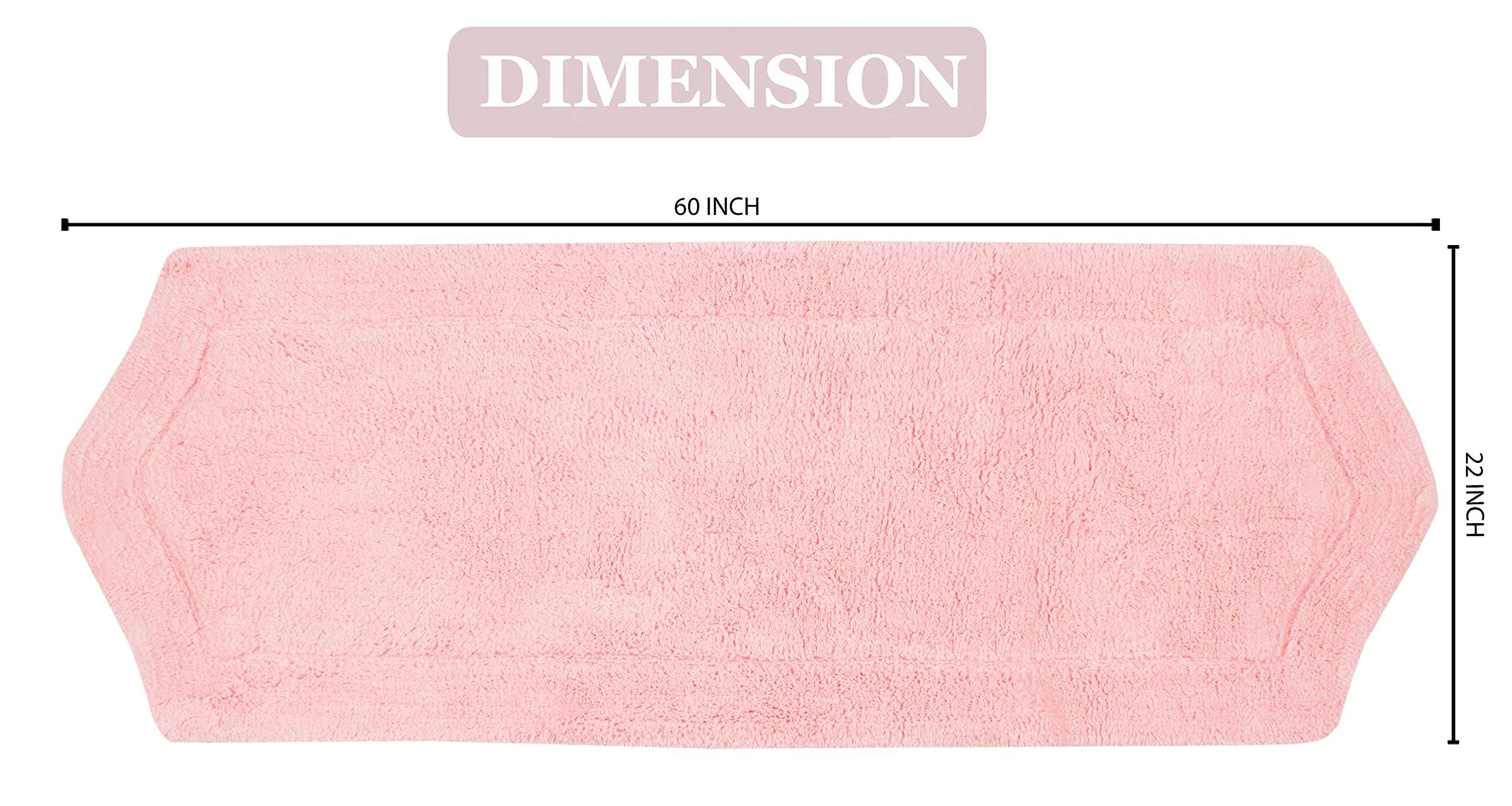 Home Weavers Waterford Collection 100% Cotton Tufted Bath Rug, Extra ...