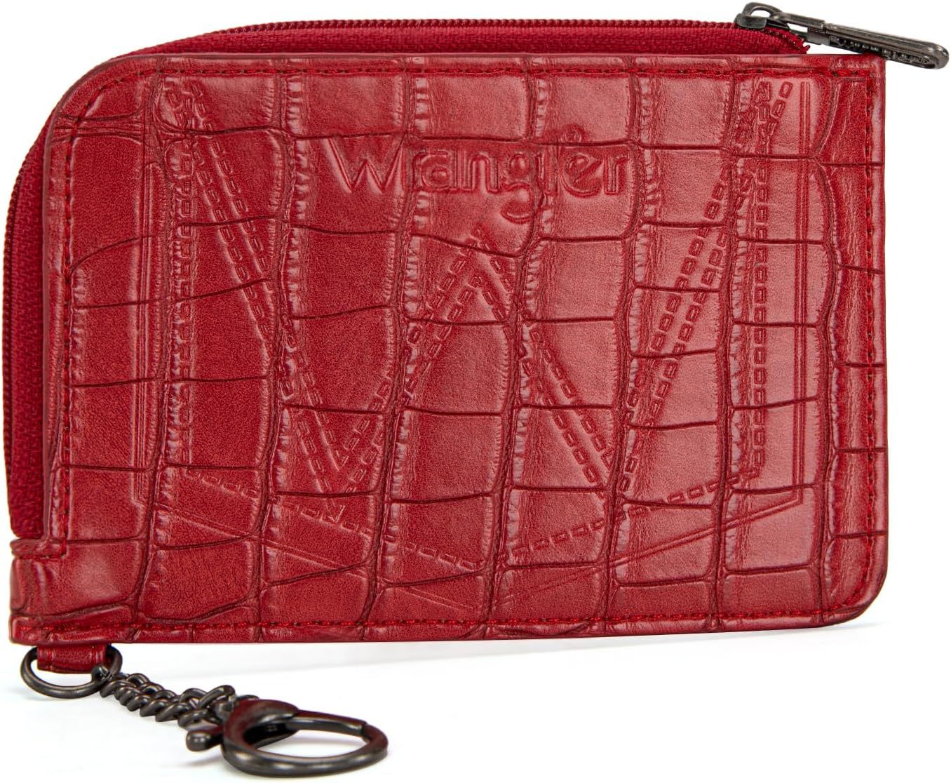Amazon.com: Wrangler Credit Card Wallet Womens Keychain Wallet Front ...