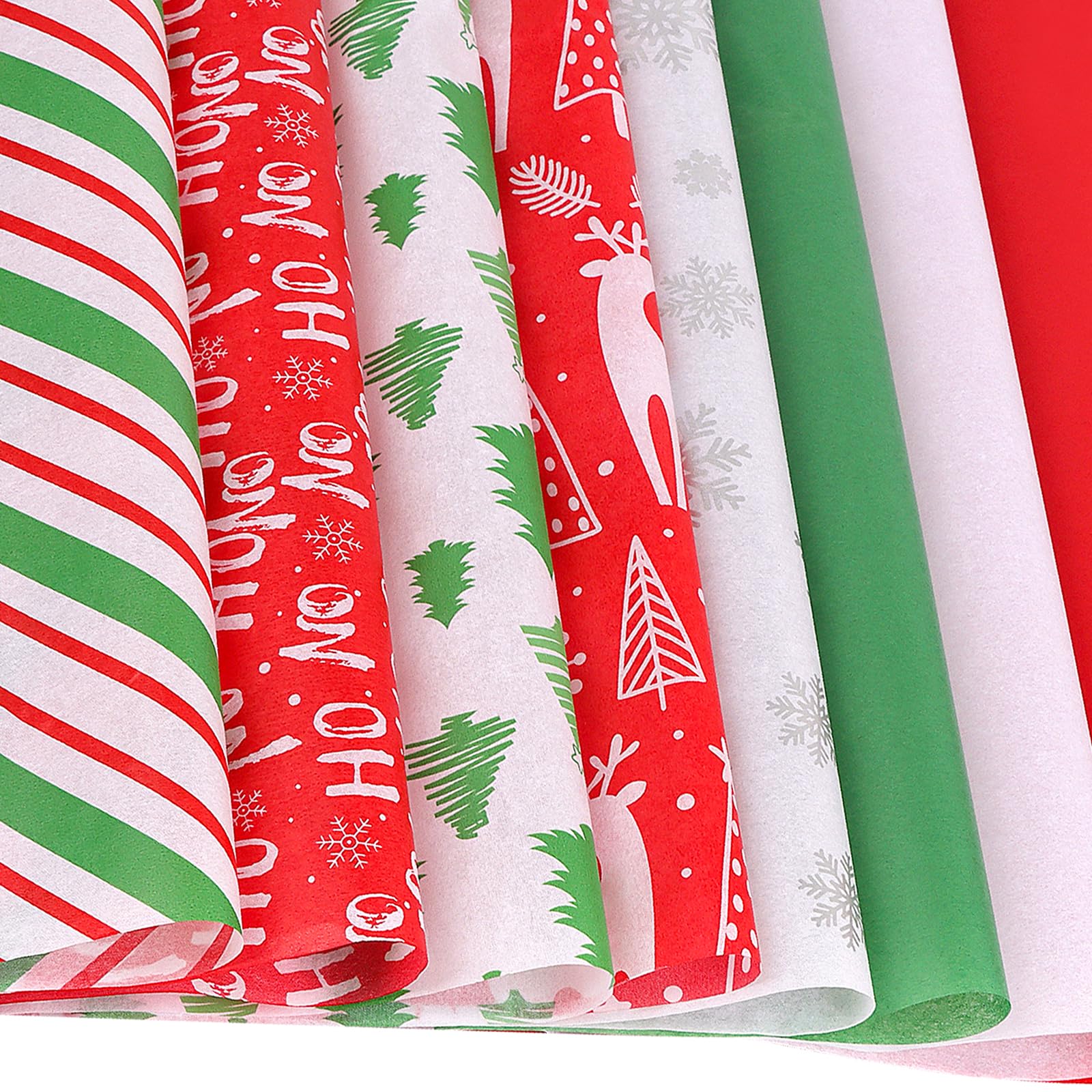 Amazon.com: KIMOBER 180Pcs Christmas Tissue Paper for Gift Bags,19.7 ...