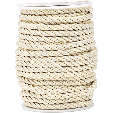 Amazon.com: HedongHexi 8mm / 10 Yards Twisted Trim Cord Rope Nylon ...