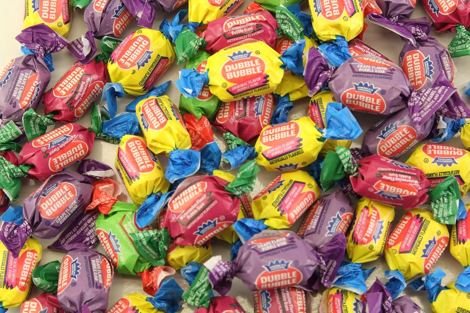 Amazon.com : Planet Sweets Assorted 4 Flavors Bubble Gum - 1.5 Pounds ...