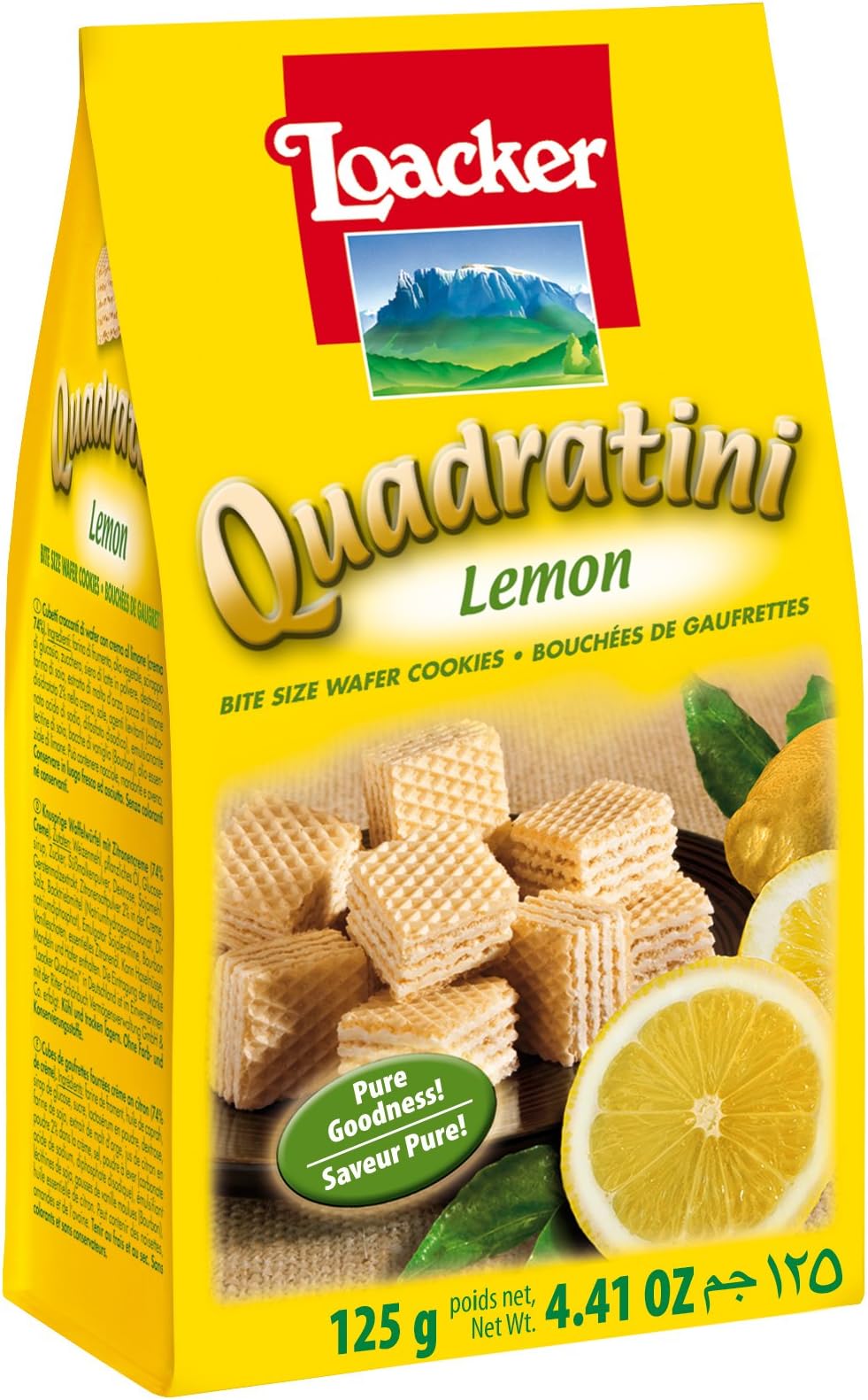 Amazon.com: Loacker Quadratini Hazelnut Wafer Cookies, 8.82-Ounce ...