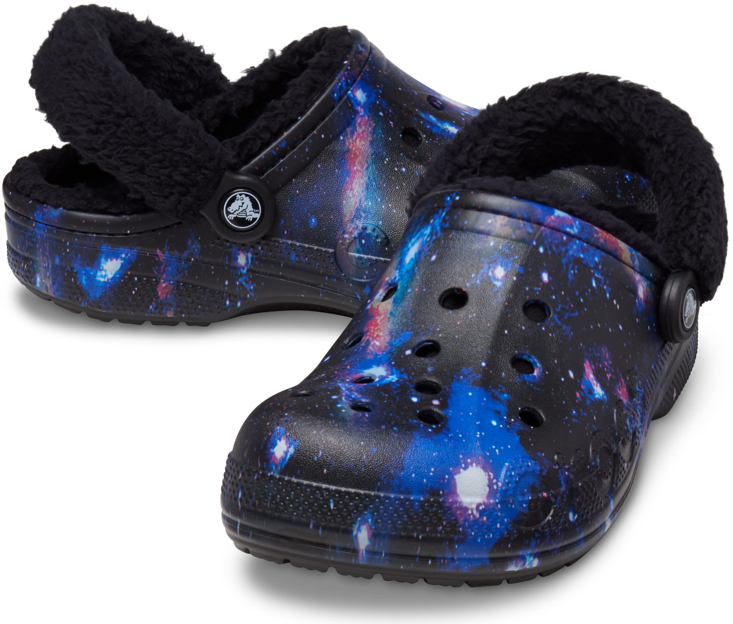 Snapklik.com : Crocs Unisex-Adult Baya Lined Fuzz Strap Clogs