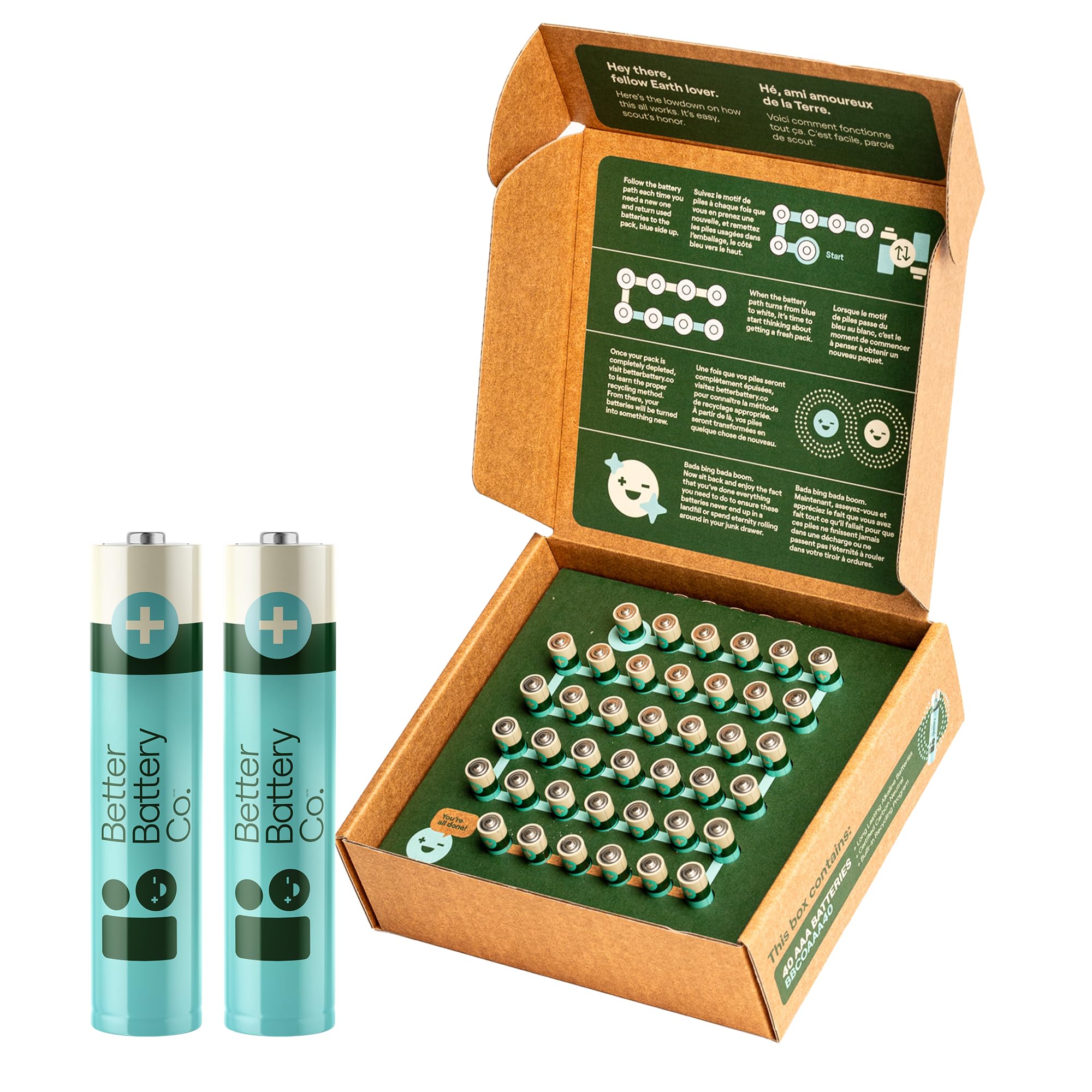 Amazon.com: Better Battery Co. AAA Battery Multipack – High-Performance ...