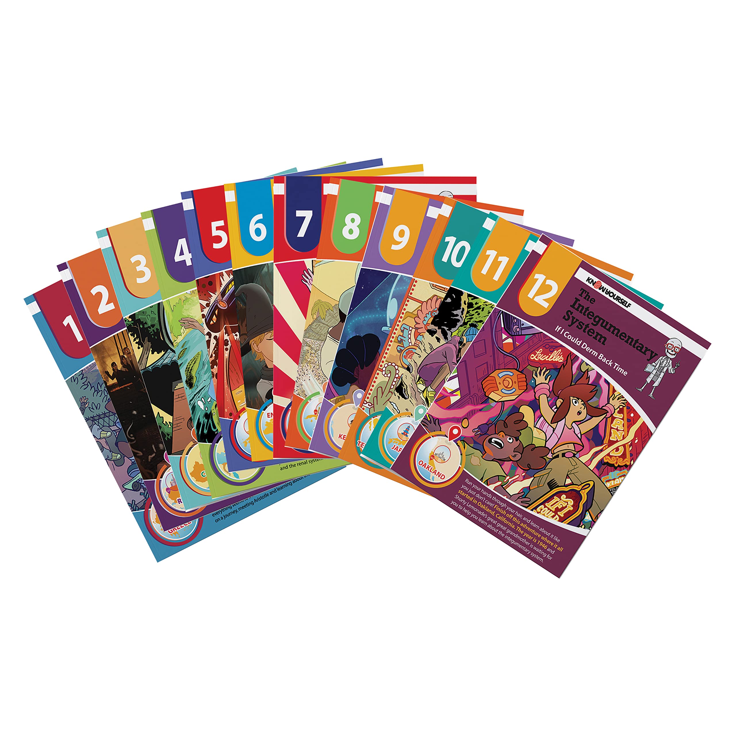 Snapklik.com : Know Yourself - Systems Of The Body: Adventure Series 12 Book Set; Kids Anatomy Book