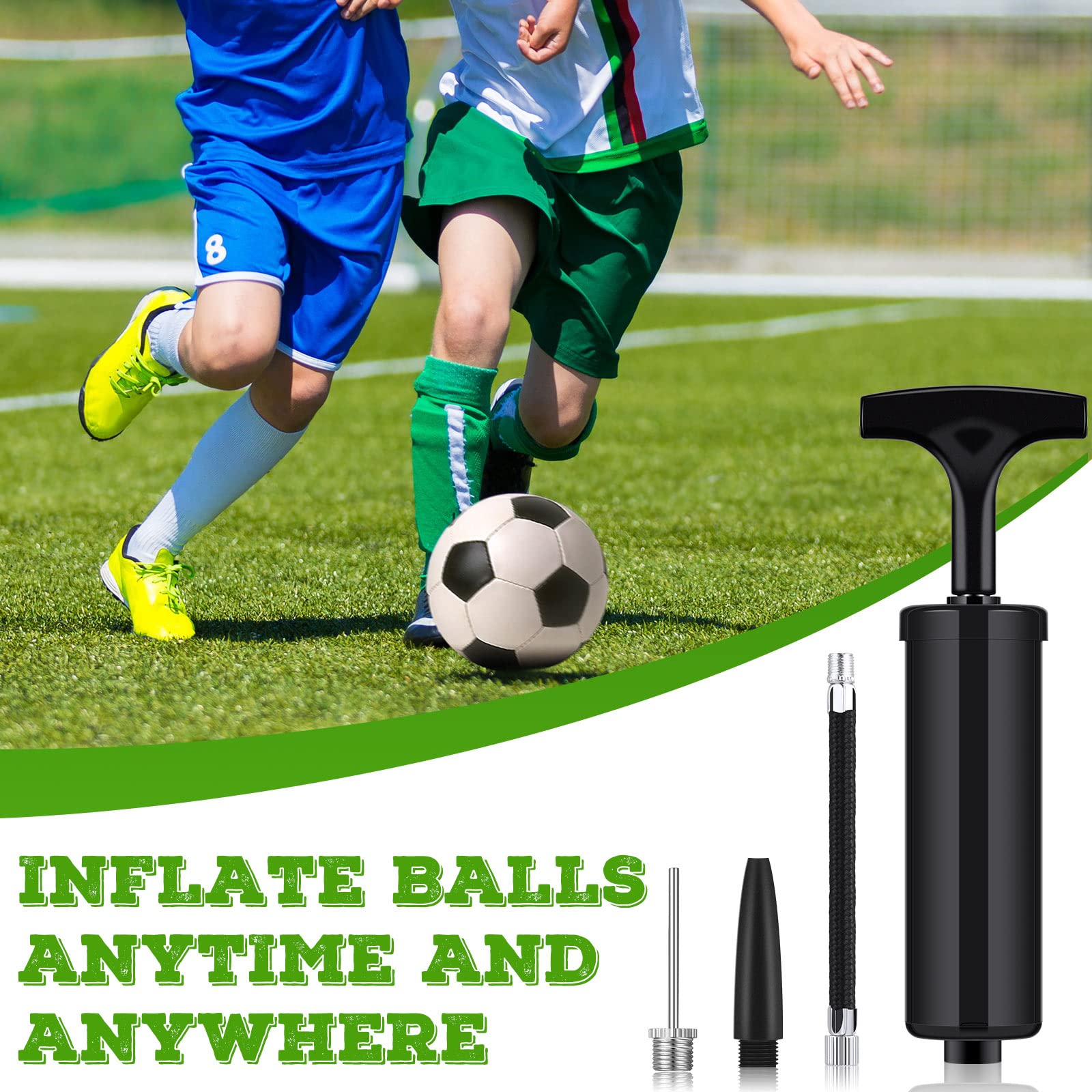 Snapklik.com : 200 Sets Portable Ball Pump Kit Include Needle Nozzle ...