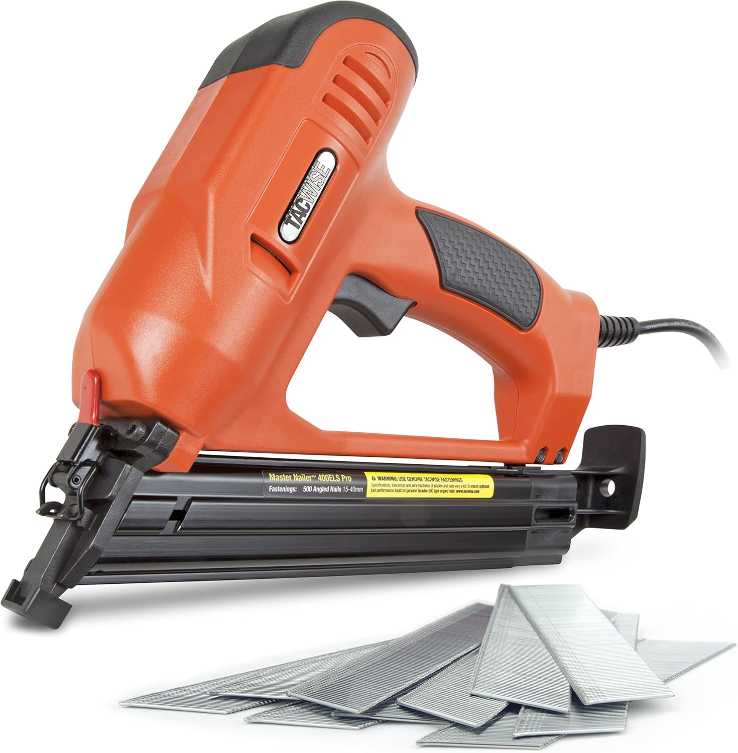 Tacwise 1704 Master Nailer 400ELS Pro, Electric Angled Brad Nail Gun ...