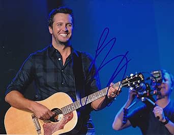 Luke Bryan signed 8x10 photo at Amazon's Entertainment Collectibles Store