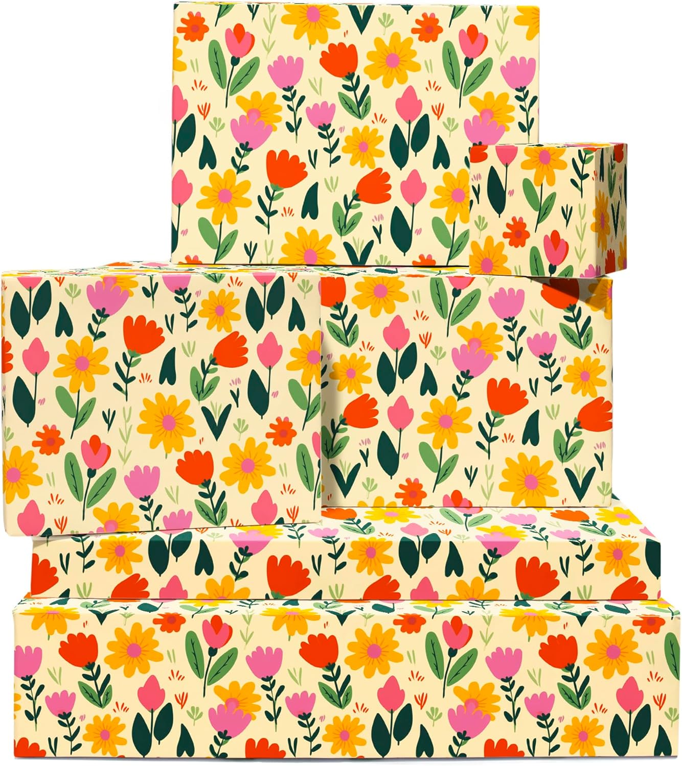 Amazon.com: CENTRAL 23 Girls Wrapping Paper Birthday - 6 Sheets of Gift ...