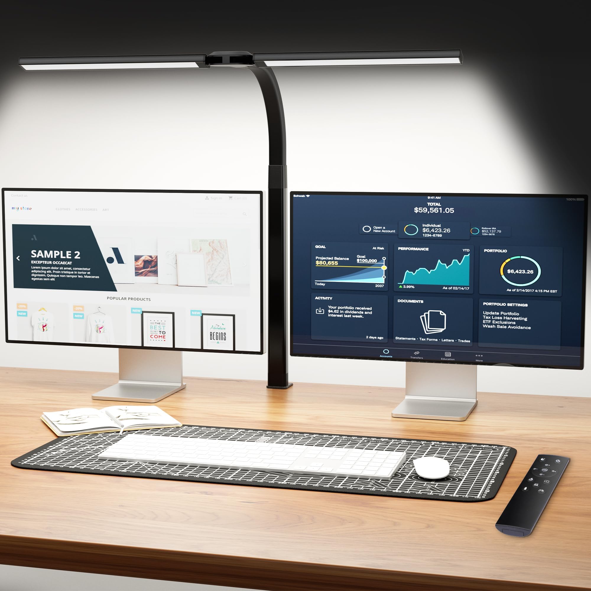 TONOS LED Desk Lamp with Clamp - Ideal Desk Lamp for Home Office ...