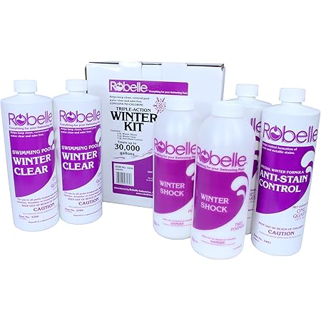 Amazon.com: Robelle 3430 Triple-Action Winter Kit for Swimming Pools ...