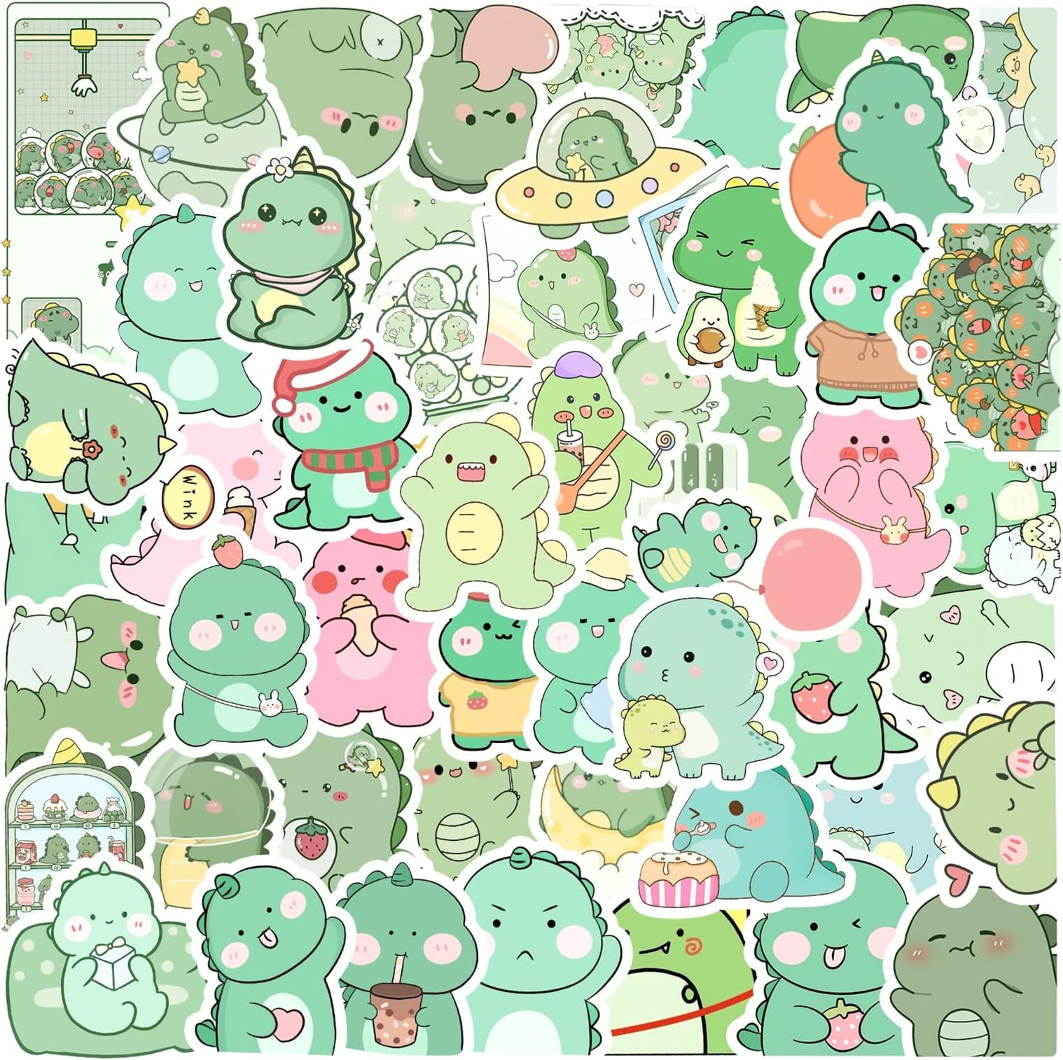 Amazon.com: 100Pcs Capybara Stickers Waterproof PVC Cartoon Animal ...