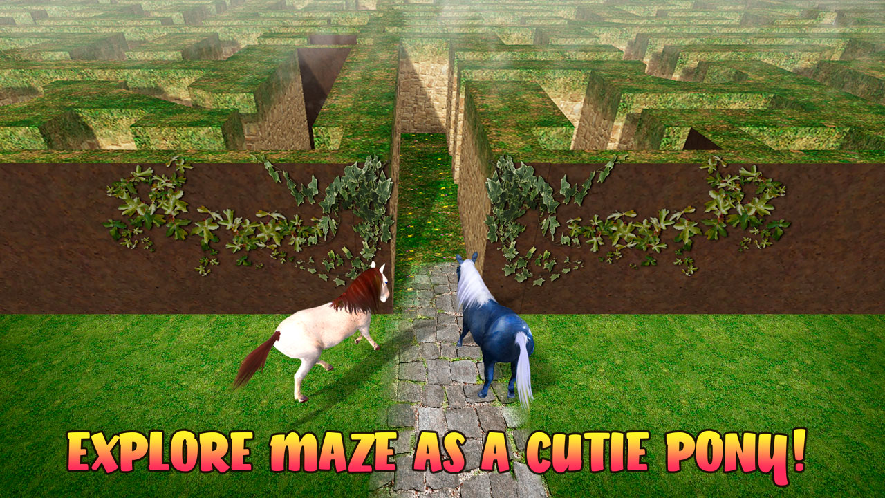 Little Pony Maze Dungeon Simulator: Horse Quest Animal Surviving Game ...