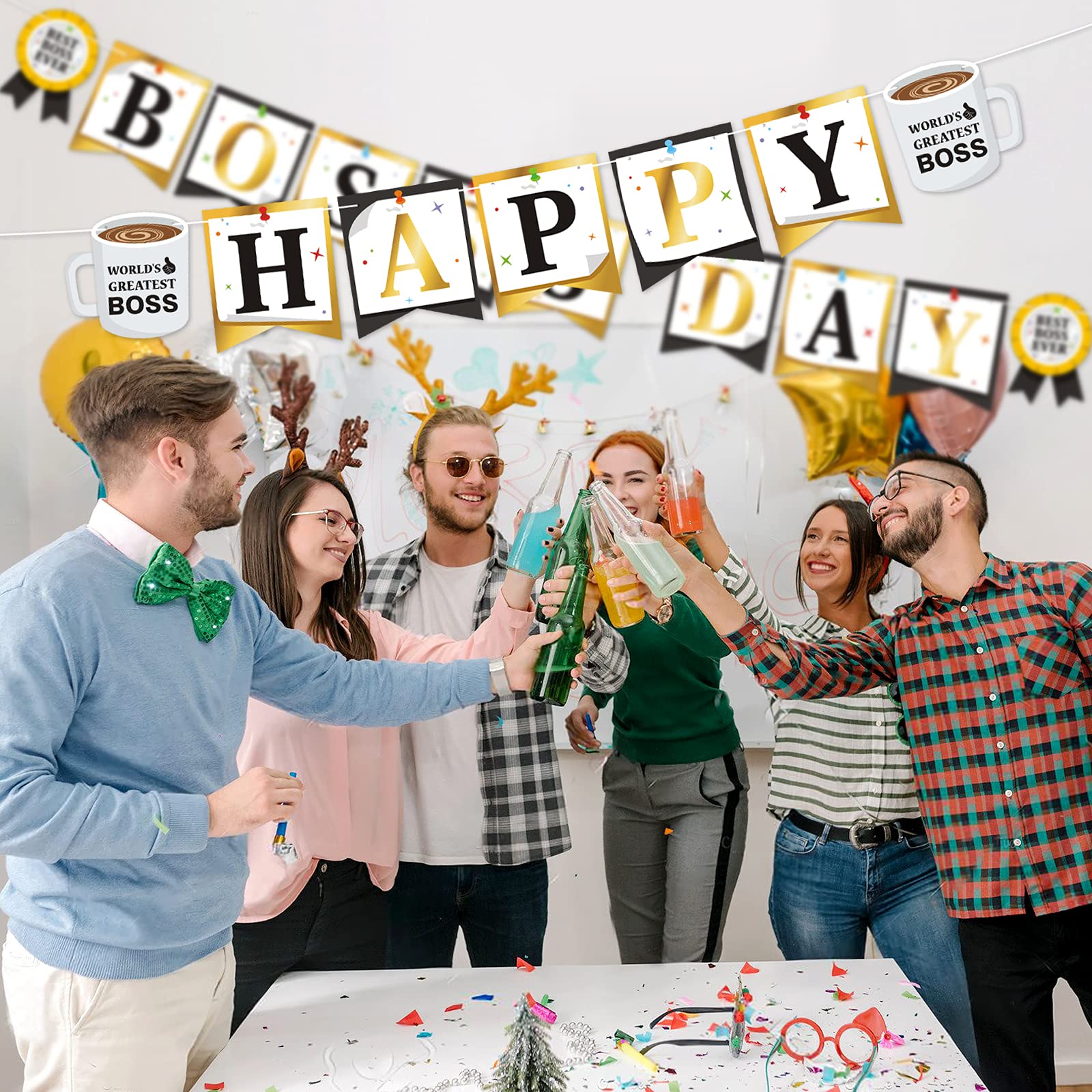 Snapklik.com : Boss Day Banner Happy Bosss Day Decors The Best Boss ...