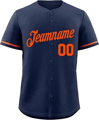 Amazon.com: Personalized Baseball Jersey for Men/Women/Youth,Custom ...