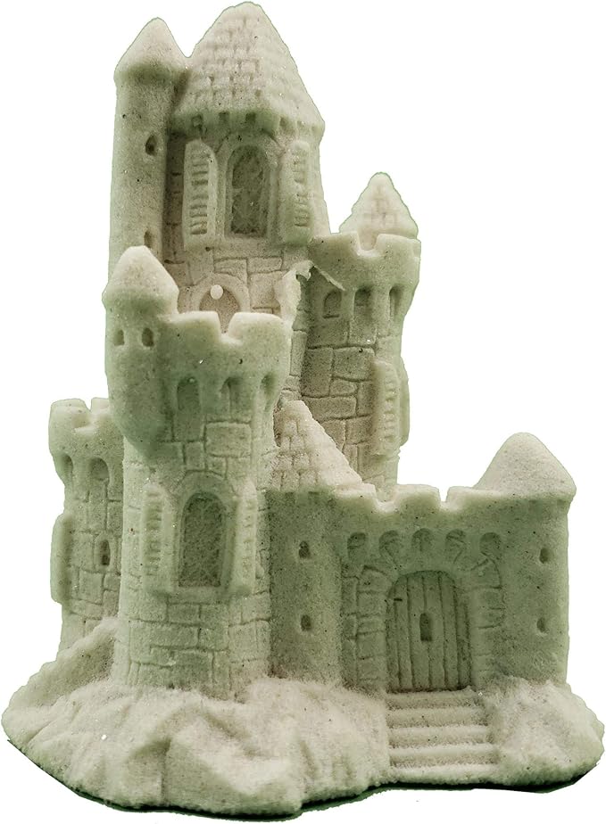 Amazon.com: Mr. Sandman Sand Castle Figurine 018 3.25" Tall Beach Home ...