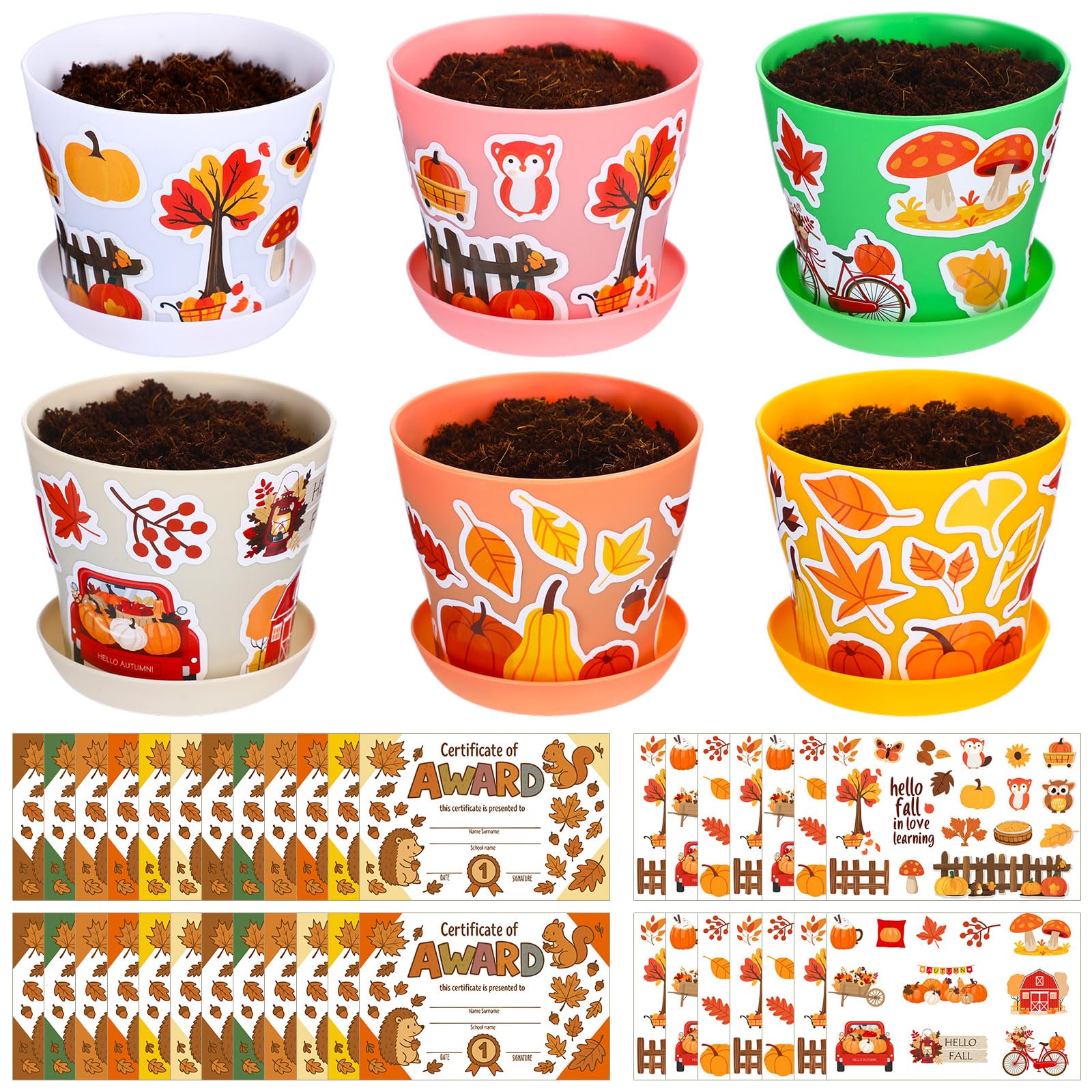 Snapklik.com : Domensi 30 Pack Thanksgiving Craft For Kids Bulk Fall ...