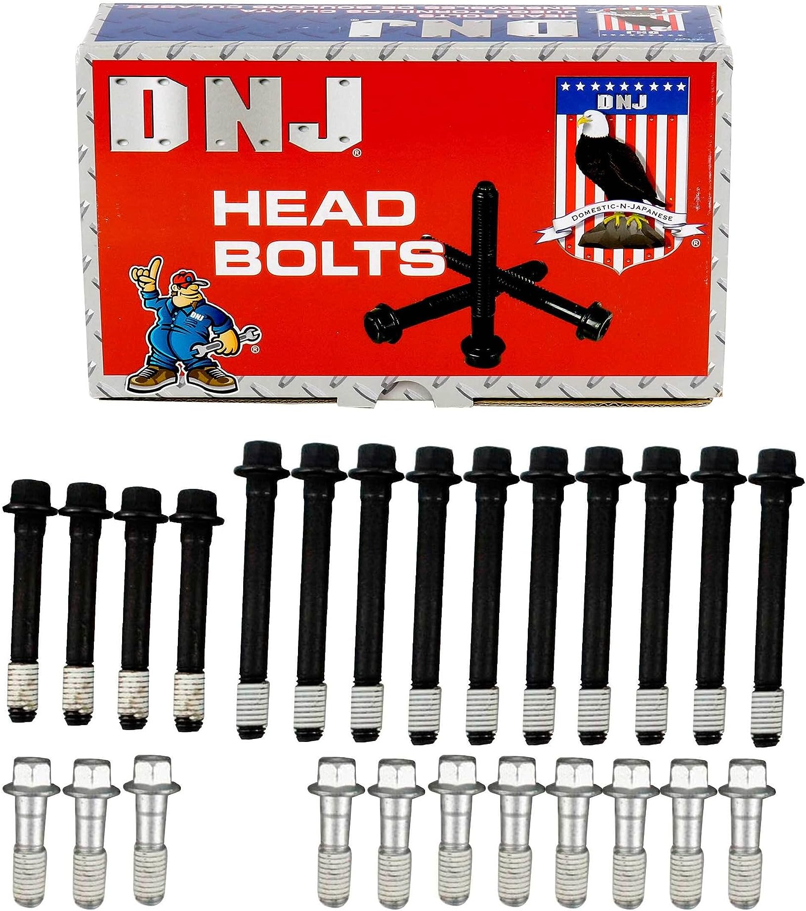 Amazon.com: Fitede Cylinder Head Bolt Kit Compatible with Chevy GMC ...