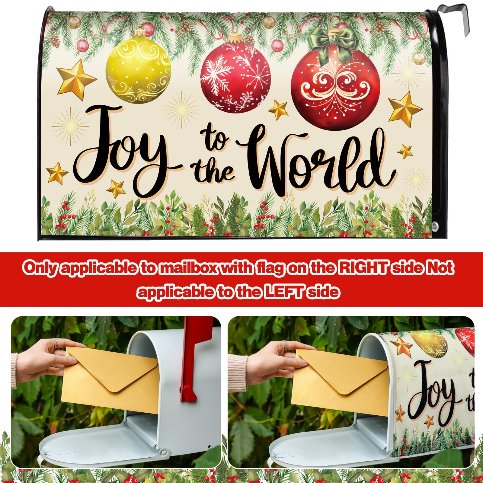 Snapklik.com : Vercraft Christmas Mailbox Cover Magnetic Christian ...