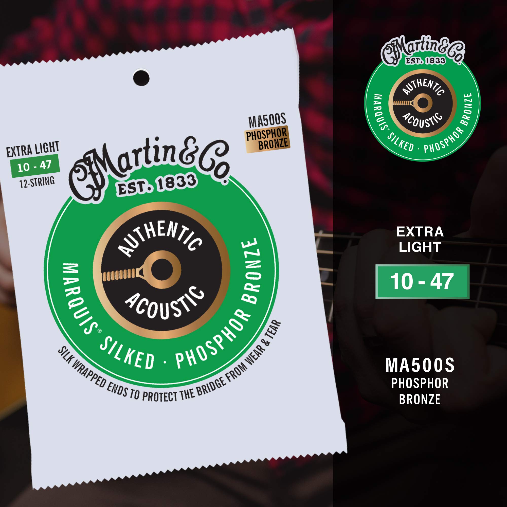 Snapklik.com : Martin Authentic Acoustic Marquis Silked Guitar Strings ...