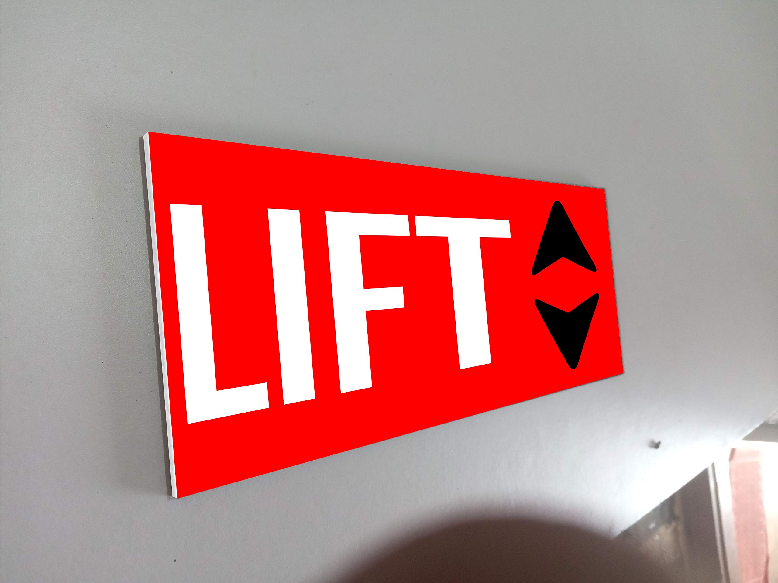 Buy SIGN EVER Lift Sign Board Hospital Office Factory Shopping Mall ...