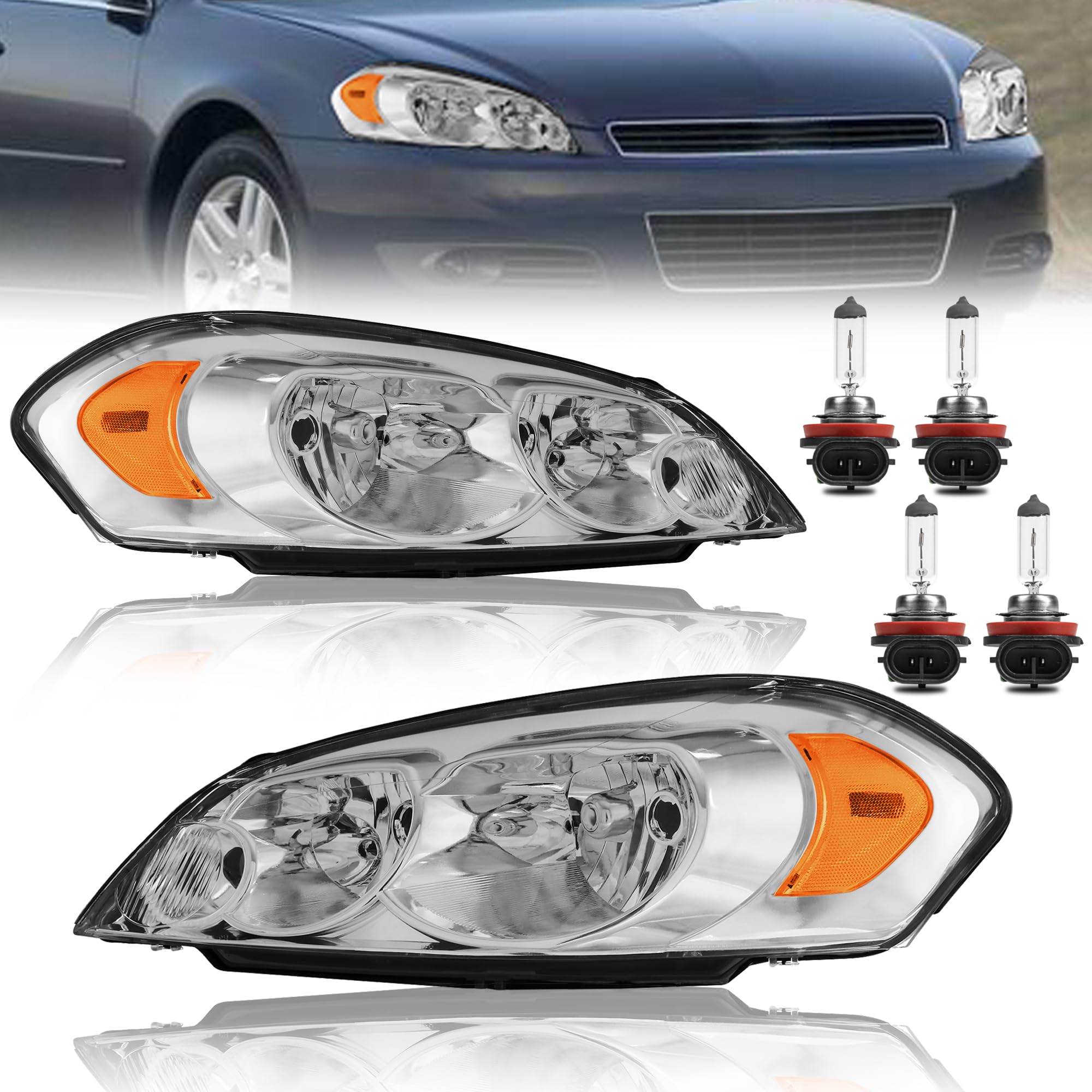 Amazon.com: KUIPERAUTO Headlight Assembly Compatible for 2006-2013 ...