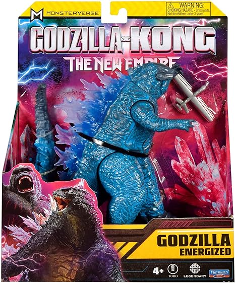 Amazon.com: GVK - 6IN - Energized Godzilla : Toys & Games