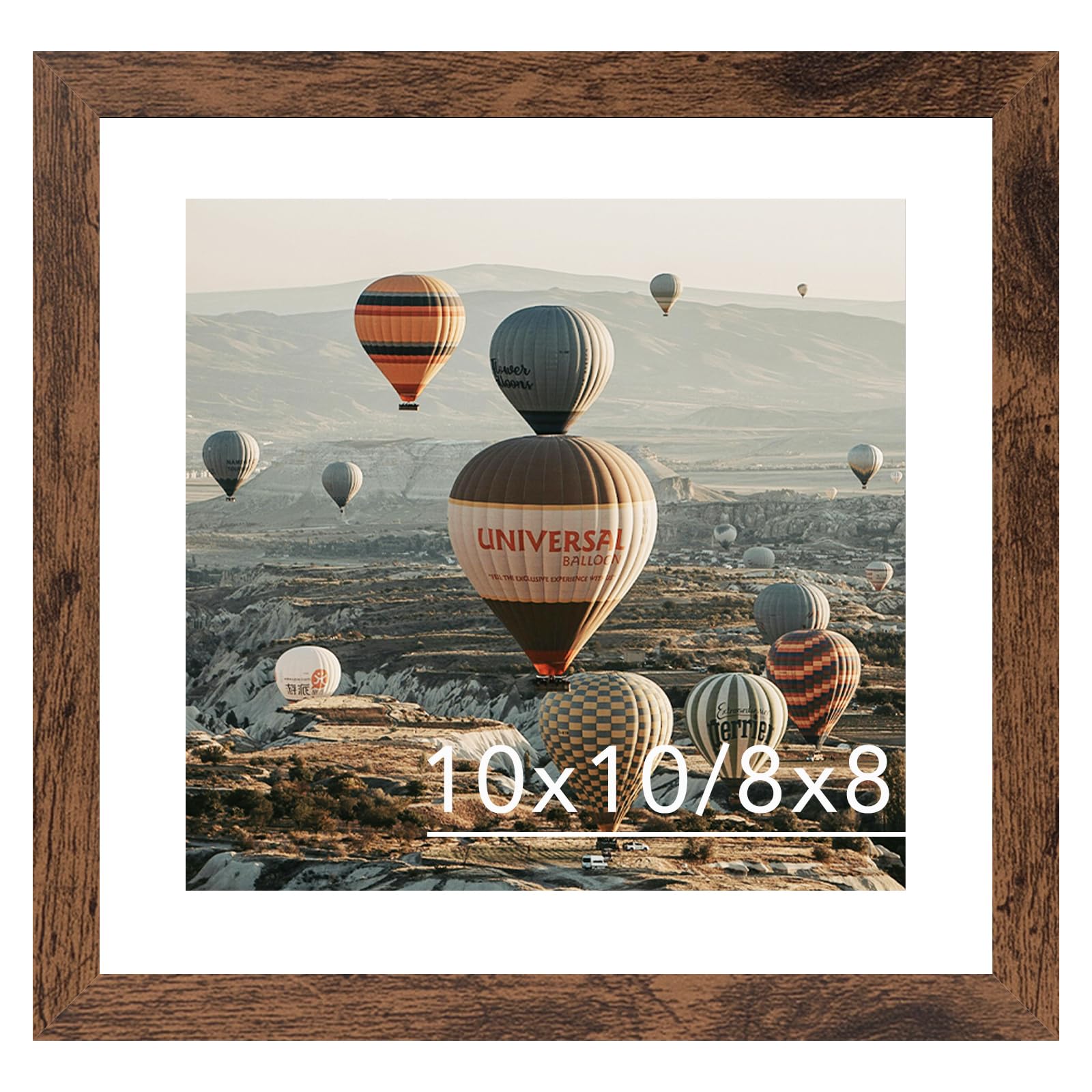 Amazon.com - JCJMY 10x10 Picture Frame with Mat, Display 8x8 with Mat ...