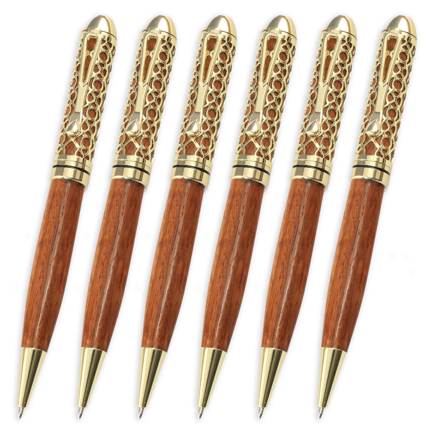 Legacy Woodturning, European Filigree Pen Kit - Gold, 6 Pack - Amazon.com