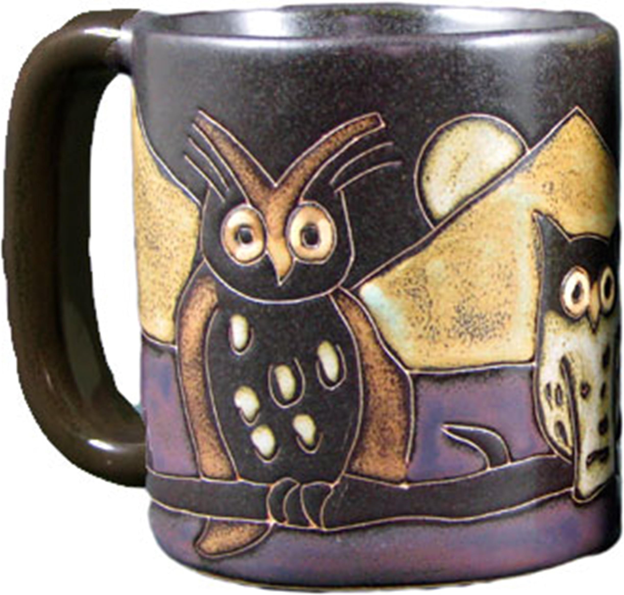 Amazon.com | Mara Stoneware Mug - Night Owls - 16 oz: Coffee Cups & Mugs