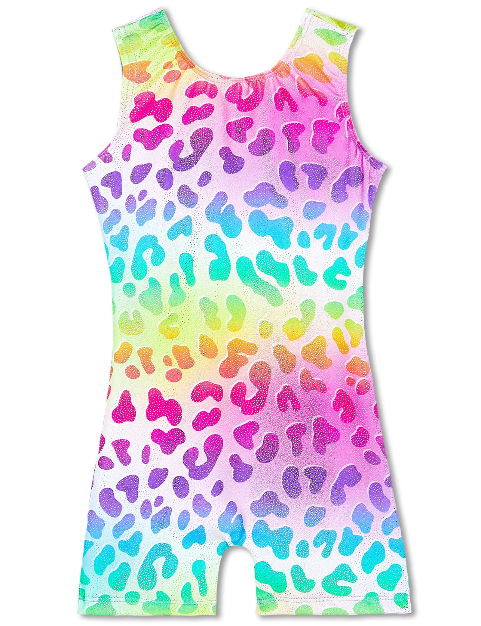 Rainbowsnow Girls Gymnastics Leotards — Sparkly Biketard Toddler Kids ...