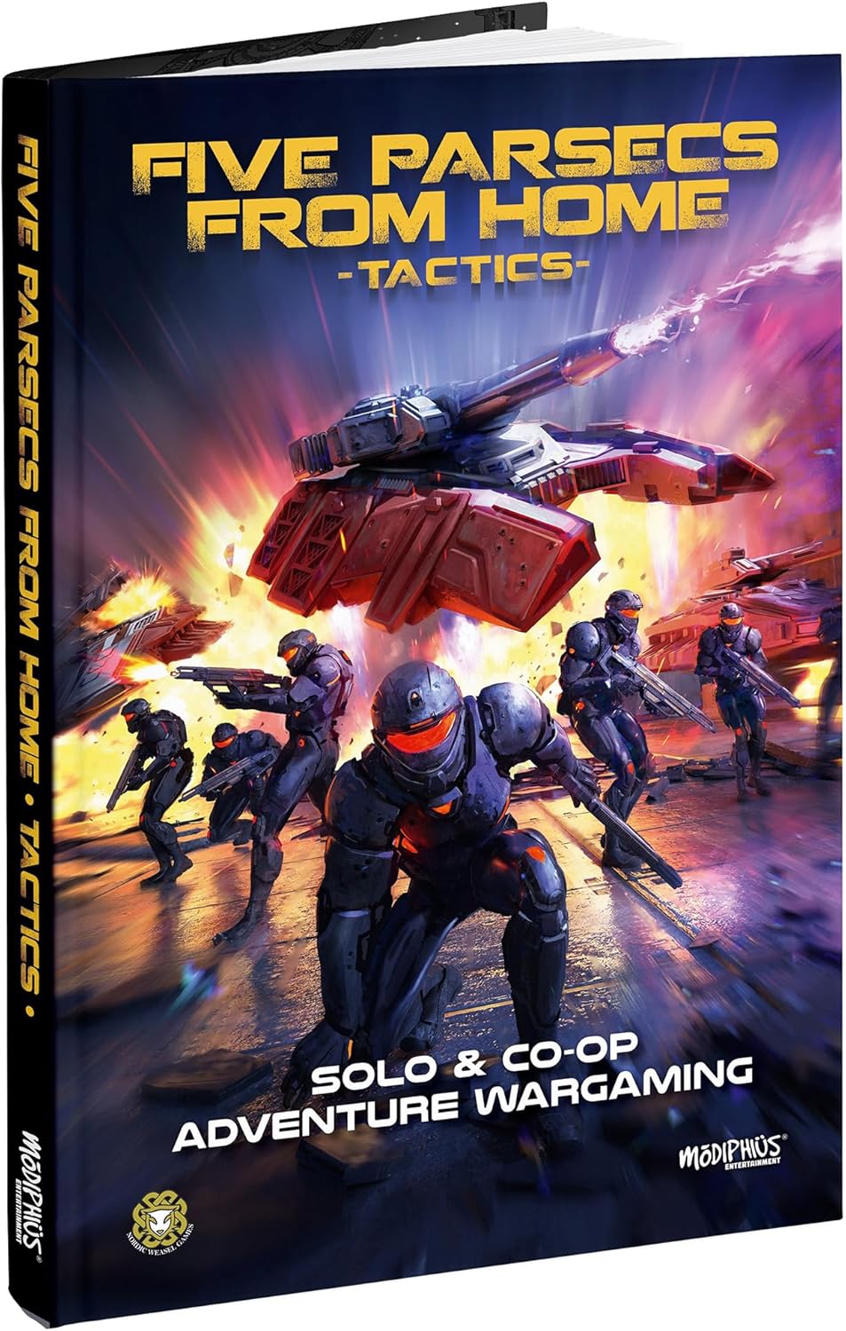 Amazon.com: Modiphius Entertainment: Five Parsecs from Home: Tactics - Hardcover RPG Book ...