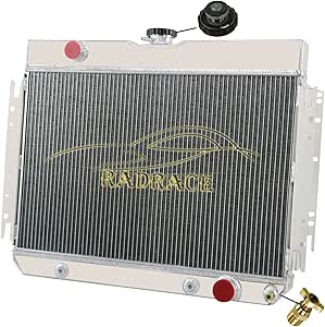 Amazon.com: RadRace Aluminum Radiator For Chevy 1963-1968 Bel Air ...