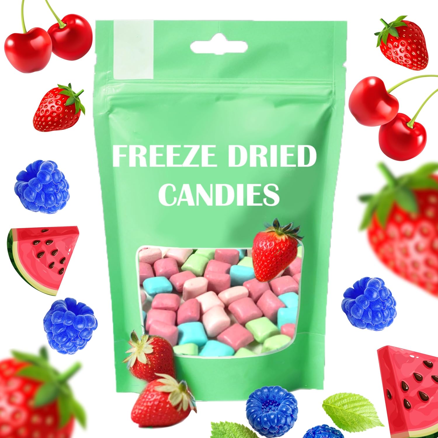 Amazon.com : Freeze Dried Candy 11oz Mini Sours Candies Puffs Burst ...