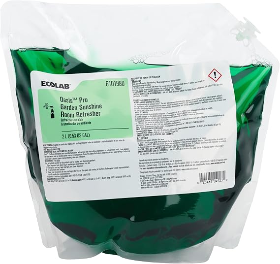 Amazon.com: Ecolab Oasis Pro Garden Sunshine Room Refresher - 2 Liter ...