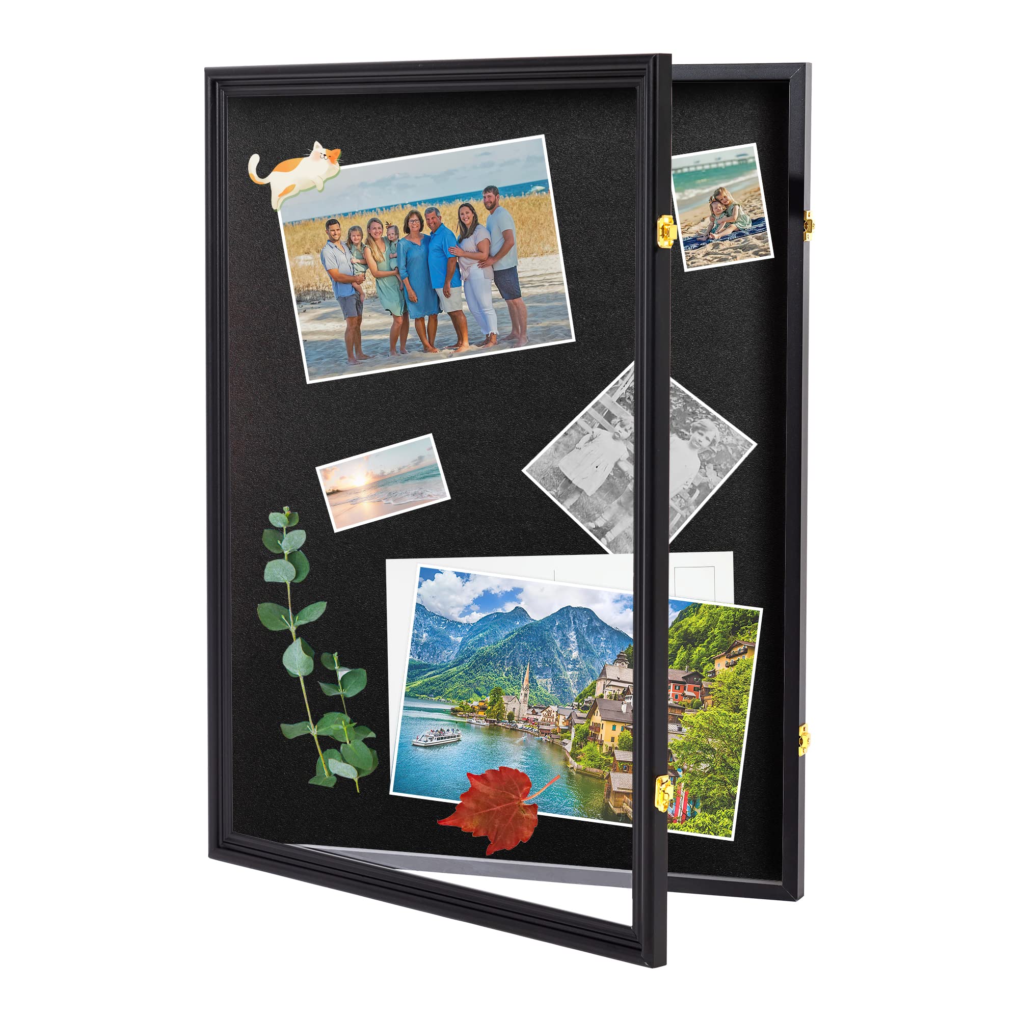 Elevens Shadow Box Display Case, 18"×22" Shadow Box Frame with Aluminum ...