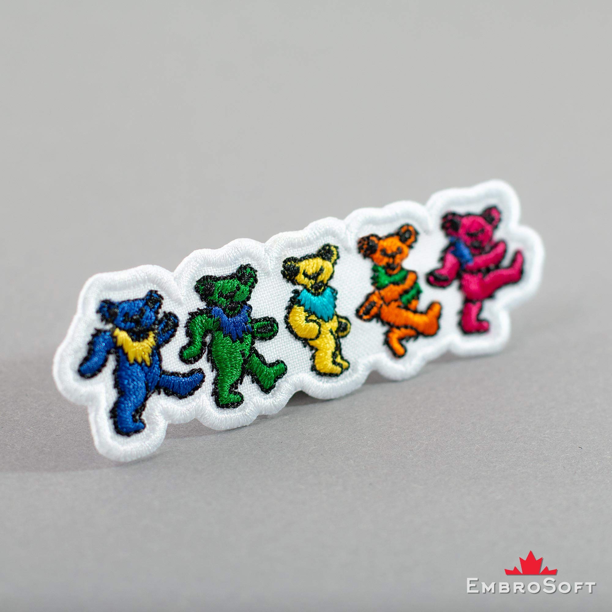 Snapklik.com : Grateful Dancing Bears Music Rock Band Embroidered Back ...