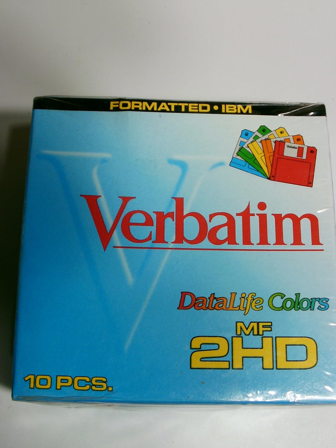 Verbatim Disquetes DataLife IBM Formatted Colour de 2 MB – Disquetes (2 ...