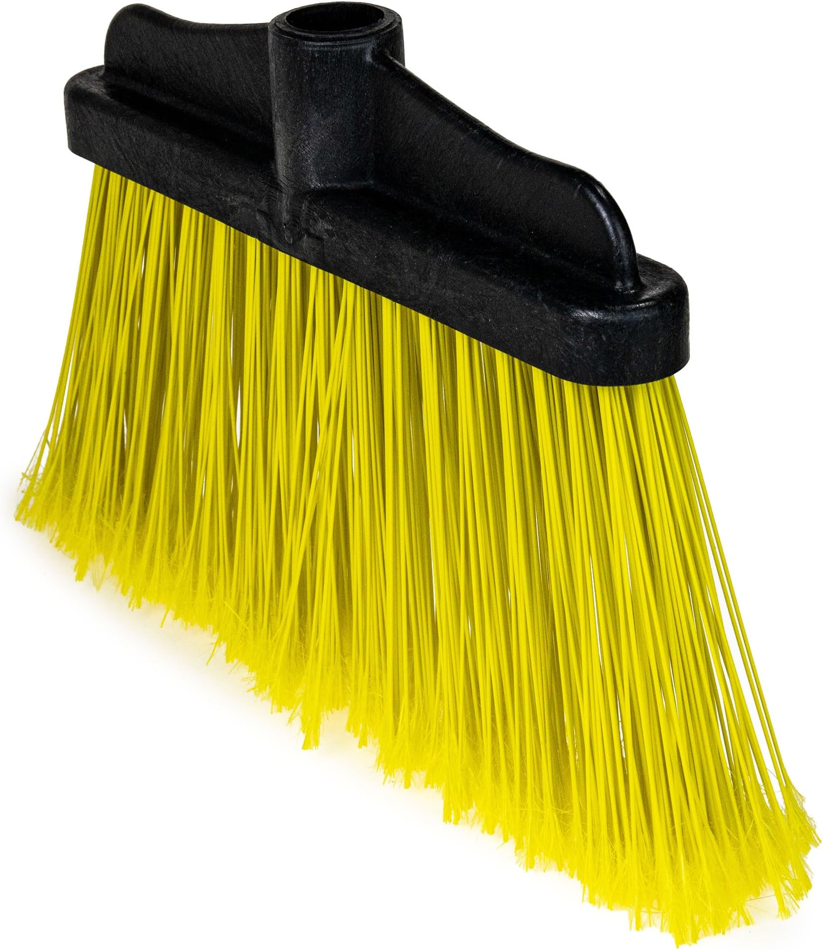 9" Garden Broom Head with Hard Bristle Broom Outdoor - Yellow Indoor ...