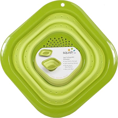 Amazon.com: Squish 1.5 Quart Collapsible Colander - Red: Home & Kitchen