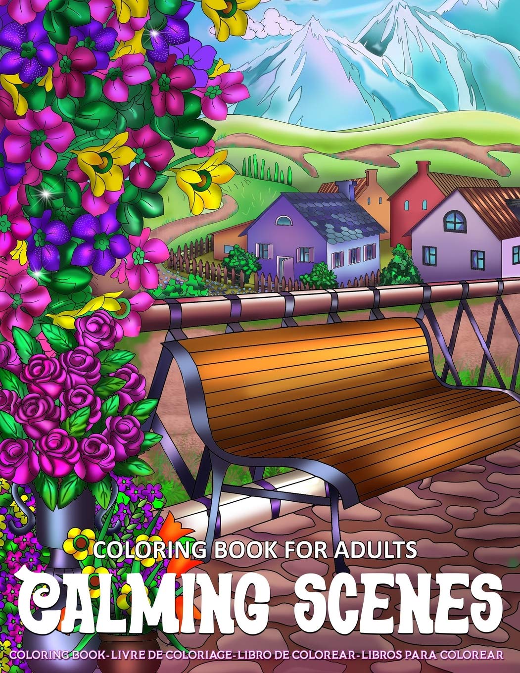 Coloring Book for Adults | Calming Scenes: Adult Coloring Book for ...