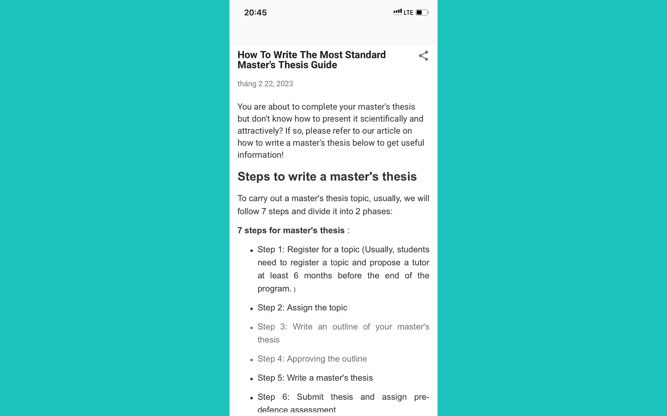 HOW TO WRITE THE MOST STANDARD MASTER'S THESIS GUIDE:Amazon.de:Appstore for Android