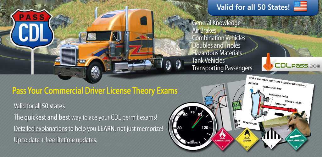 CDL Commercial Driver Test Prep valid for all 50 States:Amazon.de ...