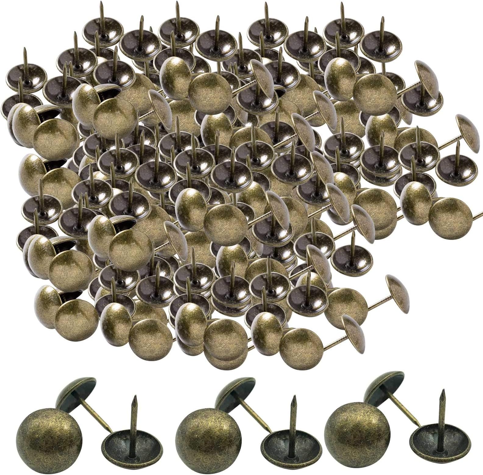 CHALLENGE 10MM FINE UPHOLSTERY TACKS 100g - Black Metal Pin : Amazon.co ...
