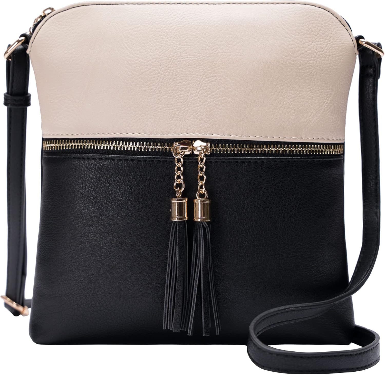 Solene Womens Lightweight Medium Crossbody Purse with Tassel, Perfect ...