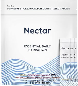 Amazon.com: Nectar Hydration Powder Packets - Organic Electrolyte ...